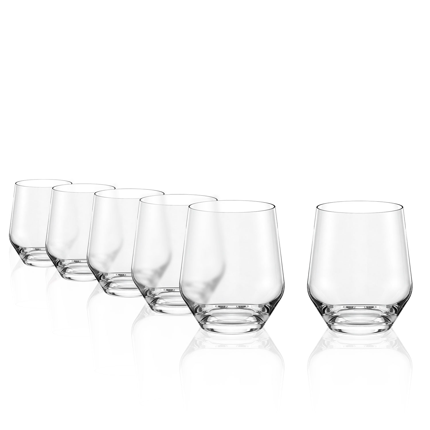 6 Copos Quatrophil whisky 370ml